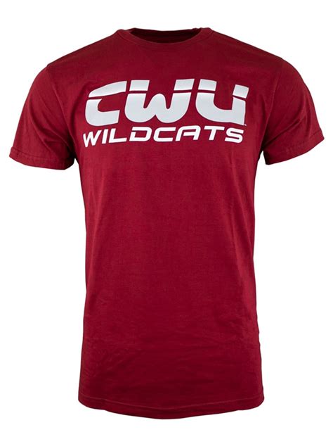 Wildcat Shop Cwu Crimson Tee