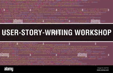 User Story Writing Workshop With Digital Java Code Text User Story Writing Workshop And