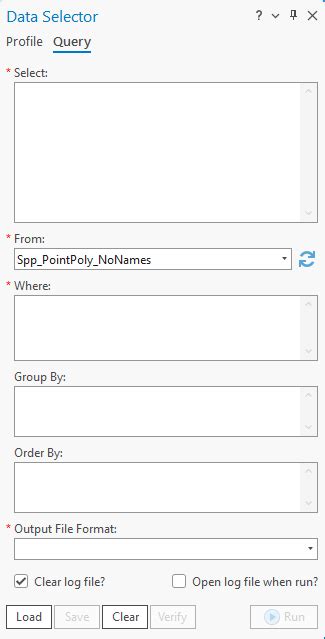 5 Running The Tool — Data Selector Arcpro User Guide 109 Documentation