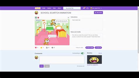 School Scartch Animation Youtube