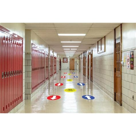 12” Pre Printed Floor Decal Directional Arrow Symb Vicedeal