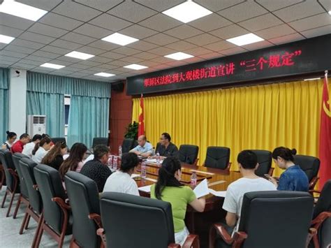 法院队伍教育整顿（一百六十一）翠屏区法院到大观楼街道宣讲“三个规定”澎湃号·政务澎湃新闻 The Paper