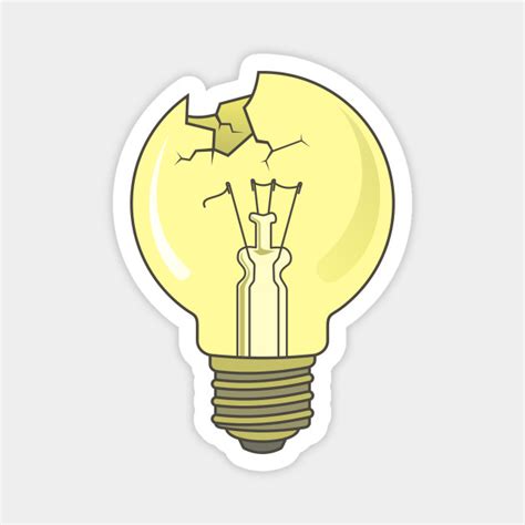 Broken Light Bulb Clip Art