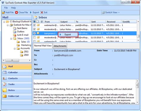 How To Convert Emails From Olm To Eml Outlook 2011 Mac Exporter