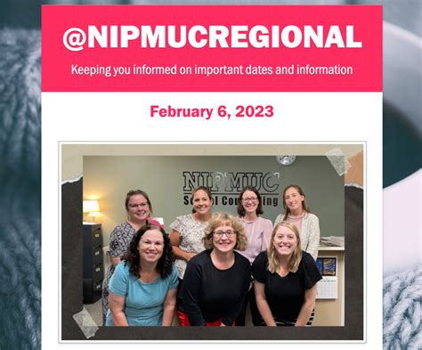 Nipmuc Newsletter February 6 2023 Nipmuc Regional High School
