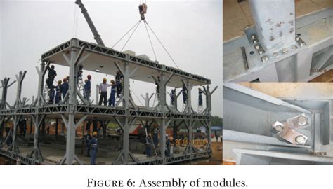 Figure 1 From Design And Model Test Of A Modularized Prefabricated Steel Frame Structure With