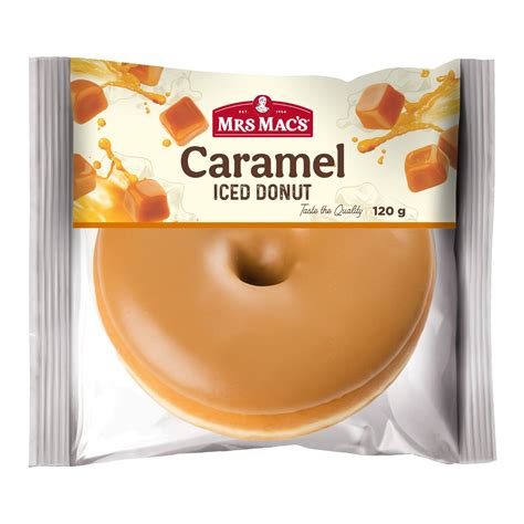Mrs Macs Donut Iced Caramel 12x120g Borgo Wholesale Distribution