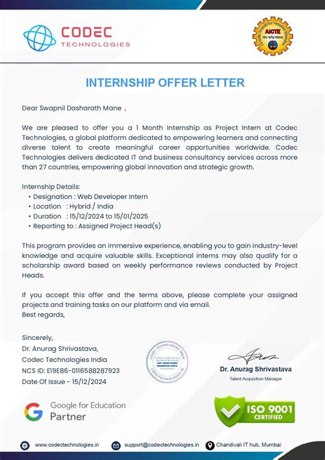 codectechnologies internshipjourney mernstack webdevelopment techcareers