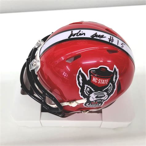 Signed Justin Joly 15 Mini Helmet 1pack Nil