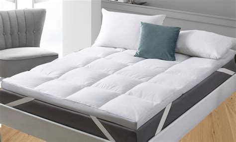 Up To 61 Off Goose Feather And Down Mattress Topper Groupon