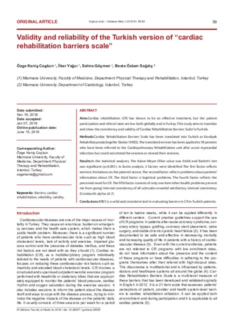 Pdf The Validity And Reliability Of The Turkish Version Of The Metacognitive Awareness Of