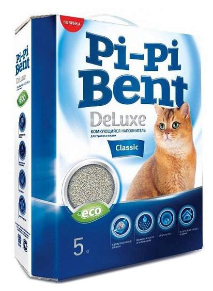 Наполнитель для кошачьих туалетов Pi Pi Bent Комкующийся наполнитель для кошачьих туалетов Pi Pi