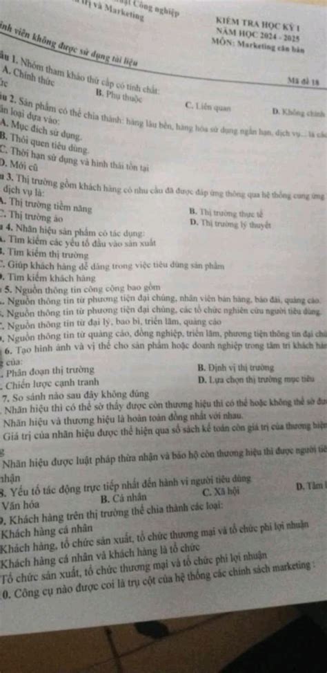 Cu Nhm Tham Kho Th Cp C Tnh Cht A Chnh Thc B Ph Thuc C Lin Quan D Khng Chnh Cu Sn Phm C Th