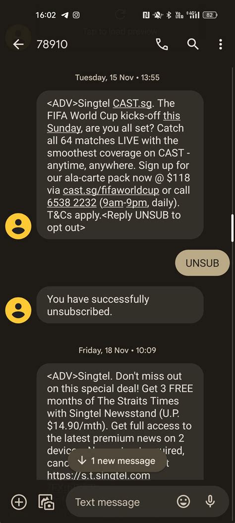 singtel not respecting my unsub request r singapore