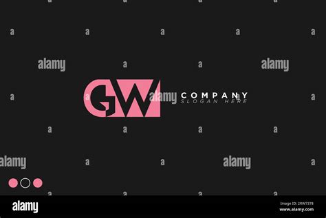 Gw Alphabet Letters Initials Monogram Logo Stock Vector Image And Art Alamy