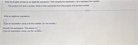 Solved Use The Expression Below To Answer The Questions Chegg Com