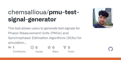Github Chemsalliouapmu Test Signal Generator This Tool Allows Users To Generate Test Signals