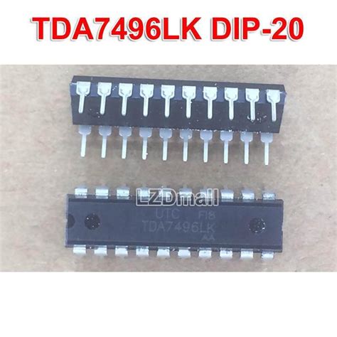 5pcs Tda7496lk Dip 20 Tda7496l Sa7496l Tda7496 7496lk Dip20 Dip Audio