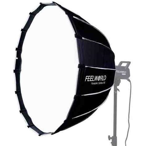 Feelworld Fsp90 90cm Parabolic Softbox Quick Release Diffuser With