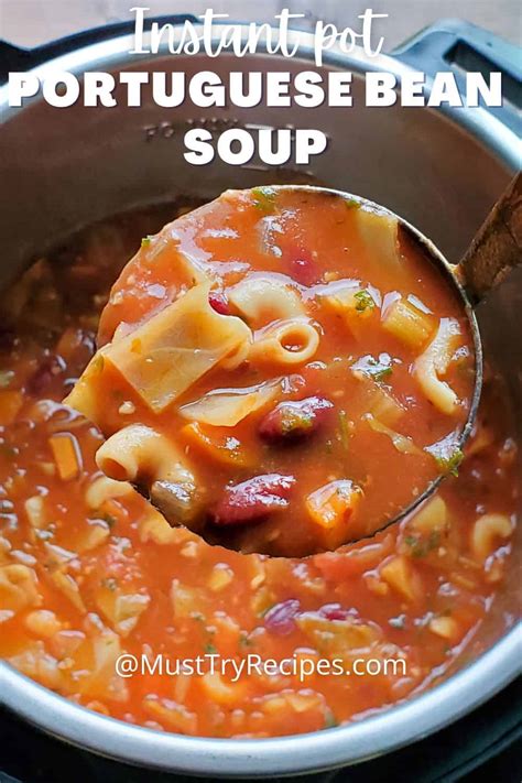 Instant Pot Portuguese Bean Soup Must Try Recipes