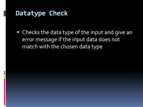 ppt data validation and verification powerpoint presentation free