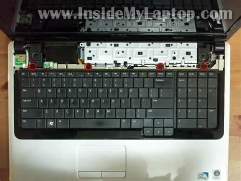 Replacing Keyboard On Dell Inspiron 1750 Inside My Laptop