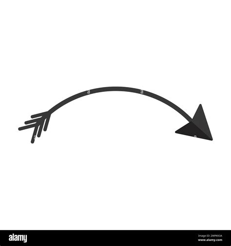 Black Arrow Pointer Cursor Arrow Silhouette Icon Vector Element