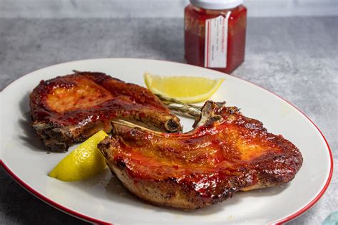 Tuscan Pork Chops With Mostarda Giadzy