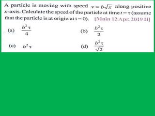 Kinematics Lecture Pptx