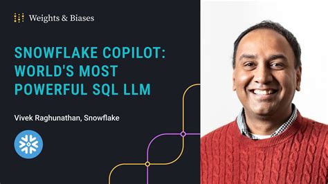 Snowflake Copilot Building The Most Powerful Sql Llm In The World Youtube