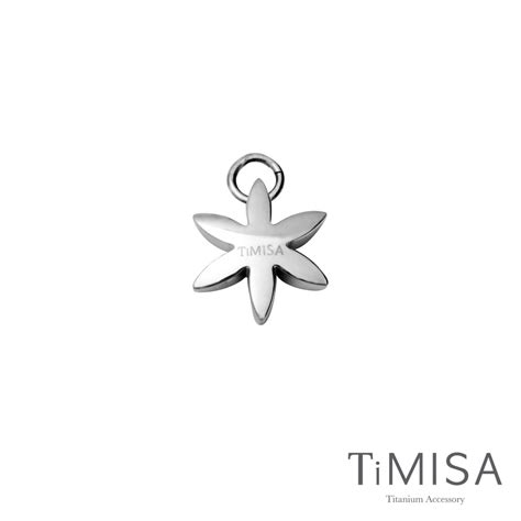 【timisa 純鈦飾品】花漾年華 M 純鈦墜飾 日本羽鈦 純鈦美學精品館