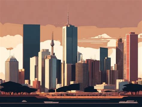 City Of Nairobi De Chile Skyline Premium Ai Generated Image