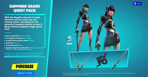 خرید پک Sapphire Hagiri Quest Pack خرید پک فورتنایت Sapphire Hagiri