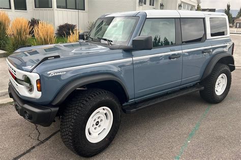 2023 Ford Bronco Heritage Edition For Sale Cars And Bids