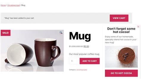 Woocommerce Cross Sell Popups