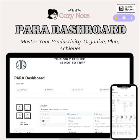 Para Dashboard Cozy Notes Ko Fi Shop