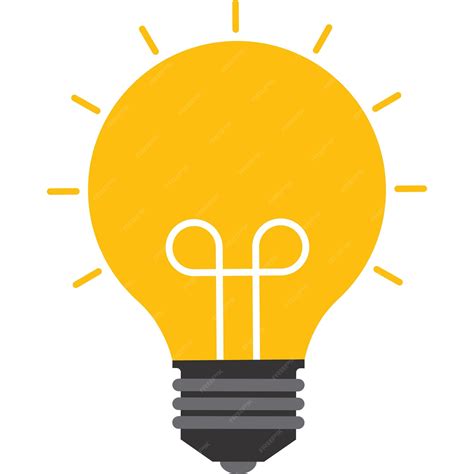 Premium Vector Light Bulb Illustration Sign Of Ideas And Creative