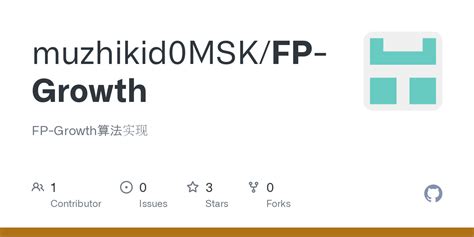 Github Muzhikid Msk Fp Growth Fp Growth