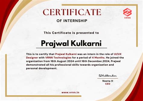 Prajwal Kulkarni On Linkedin Happy To Share That Completed A 4 Months