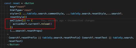 🧐 问题 Protable 中的search Optionconfig 配置自定义按钮，设置搜索按钮和重置按钮样式，自定义的重置，无法正常刷新，麻烦问下怎么解决 · Issue 8983