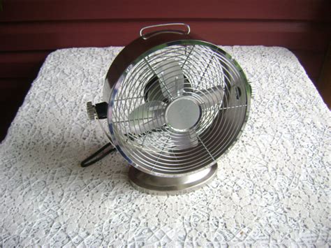 Intertek Electric Tabletop Fan Industrial Look Indoor Lighting