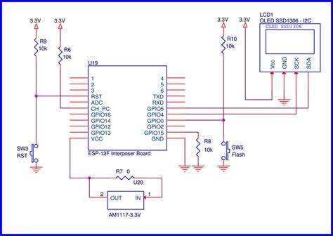 Bugworkshop 甲蟲工作室 Diy Esp8266：esp 12f Ssd1306 I2c Oled 屏模塊（四十三）