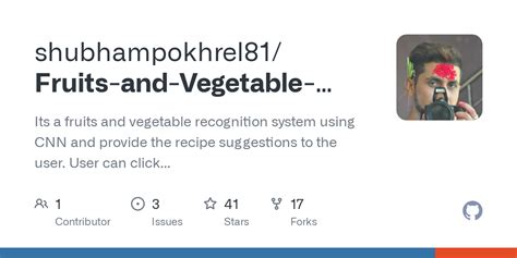 Github Shubhampokhrel81fruits And Vegetable Recognition System Using