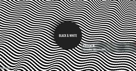 흑백 디자인 착시 패턴 추상 3d 기하학적 배경입니다 벡터 그림입니다 0명에 대한 스톡 벡터 아트 및 기타 이미지 0명 3