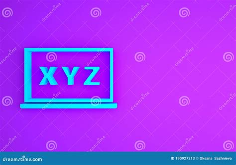 Purple Xyz Coordinate System On Chalkboard Icon Isolated On White Background Xyz Axis For Graph