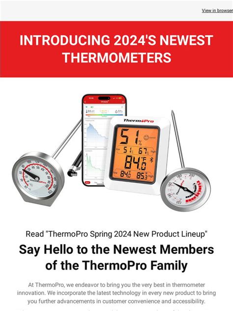 Thermopro Check Out 2024s Newest Thermometers And Hygrometers Milled