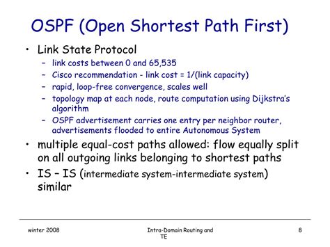 Ppt Intra Domain Routing And Traffic Engineering Powerpoint Presentation Id 9175105