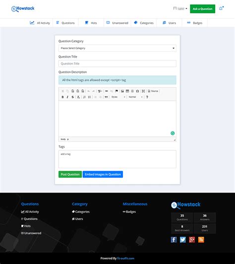 Howstack Question And Answer Php Script Inkthemes