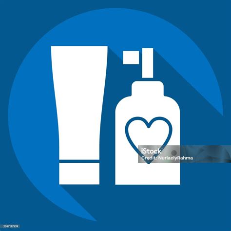 아이콘 크림 우유 및 음료 기호와 관련이 있습니다 긴 그림자 스타일 심플한 디자인 편집 가능 간단한 일러스트레이션 가정 주방에 대한 스톡 벡터 아트 및 기타 이미지 Istock