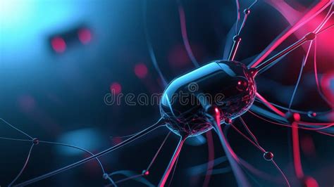 Abstract Representation Of Interconnected Neural Networks Stock Illustration Illustration Of